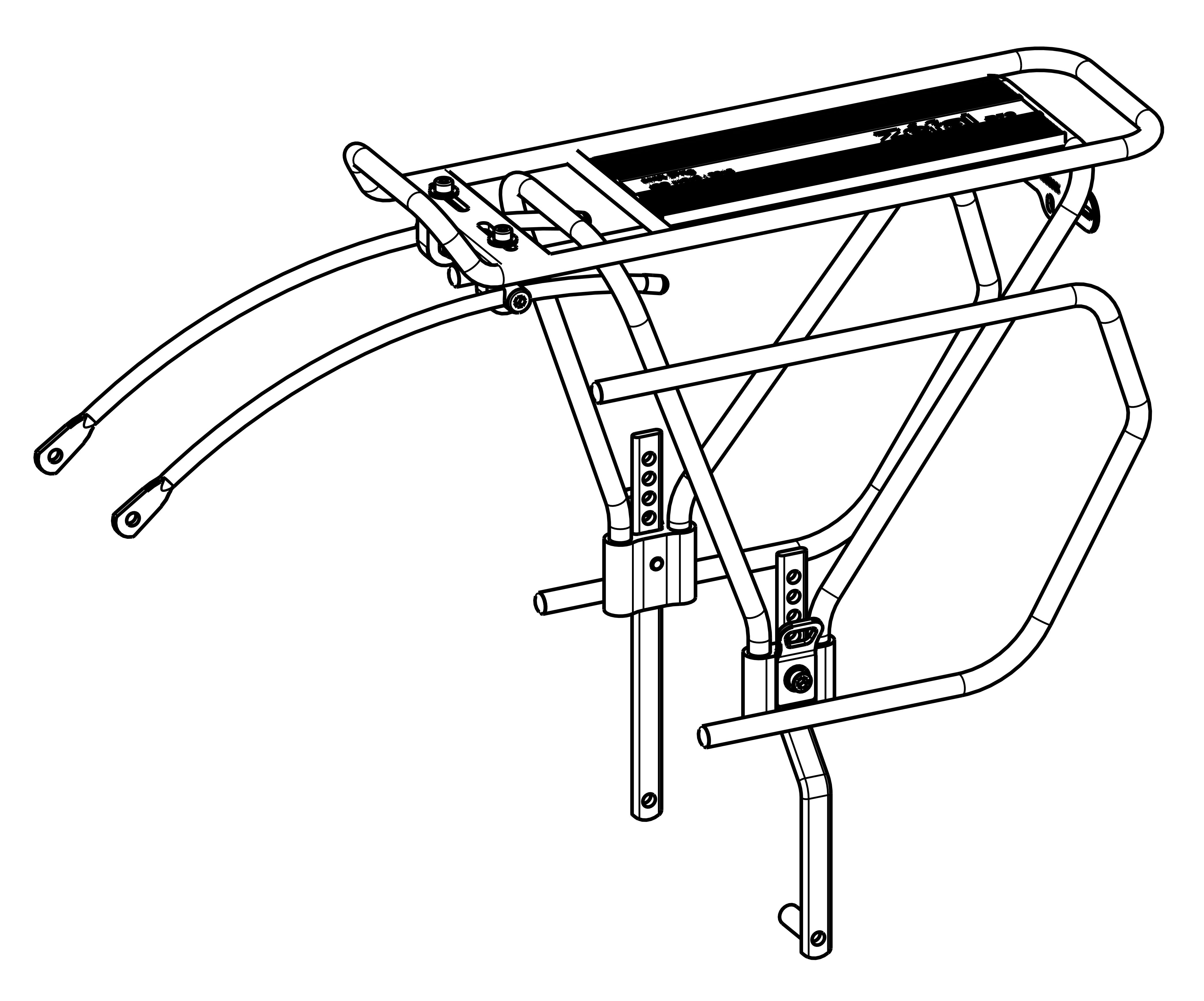 Zéfal - RAIDER R70 - Bike universal rear rack