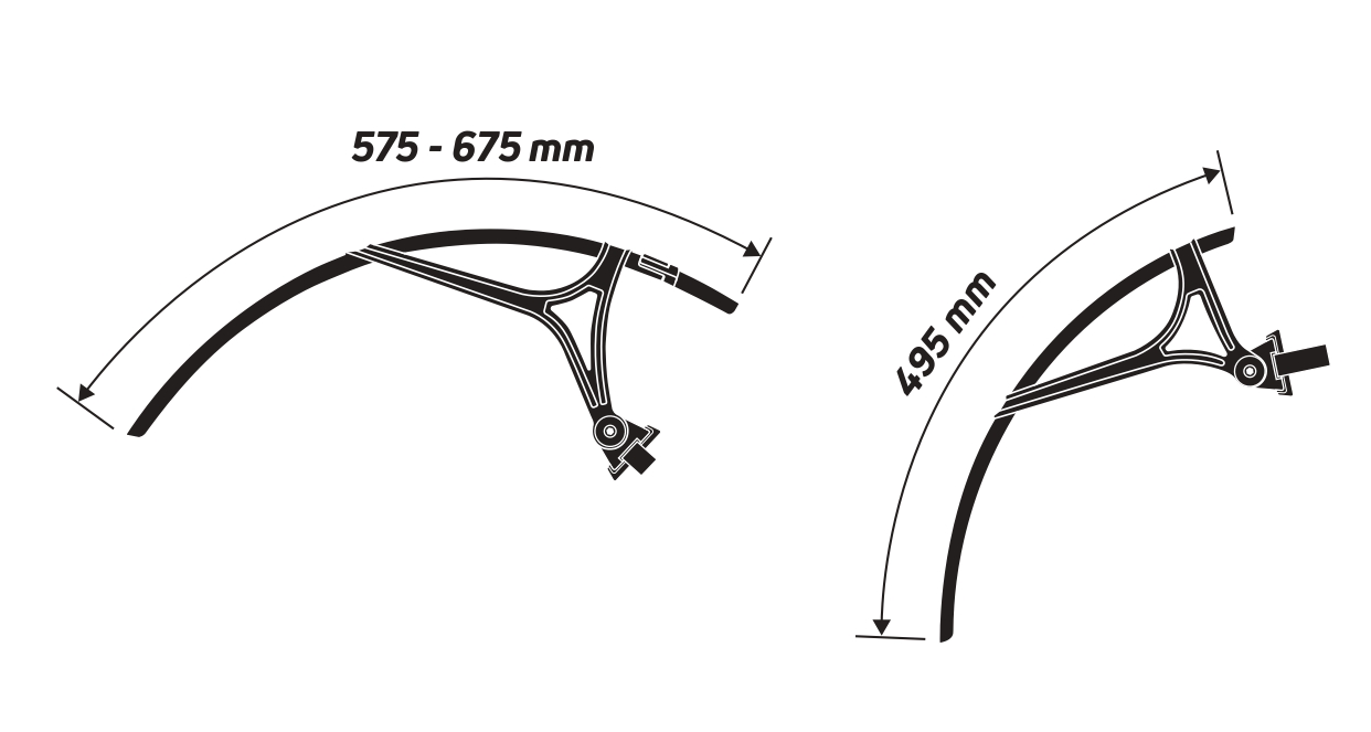 Zéfal - SHIELD G50 - Gravel Bike Mudguard Set